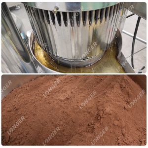 Full Set Cocoa Powder Processing Machine 300 kg/h
